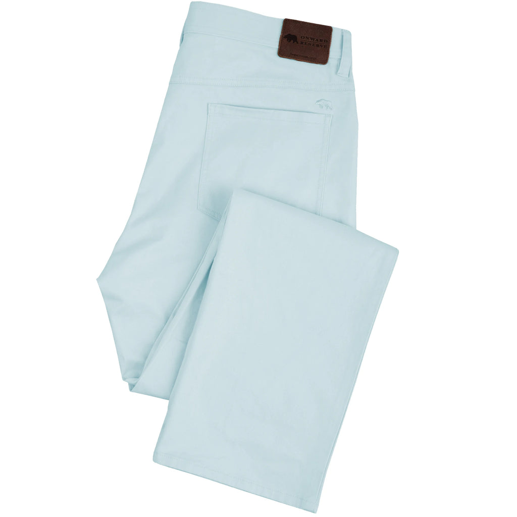 Onward Reserve Five Pocket Stretch- Ballad Blue – Riley's Menswear